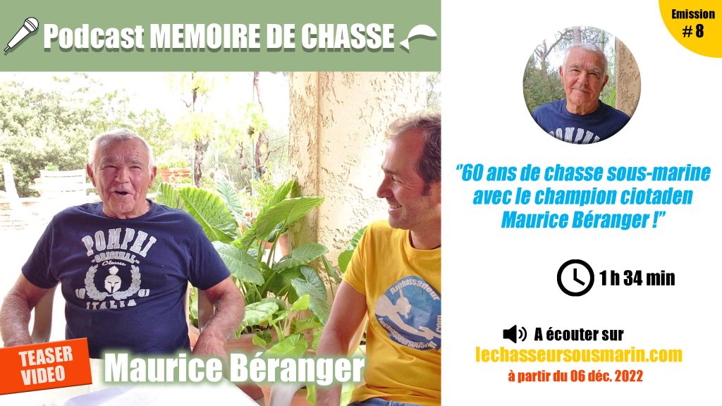 📹 Bande annonce vidéo du PODCAST #8 "MEMOIRE DE CHASSE" : « 60 ans de ...