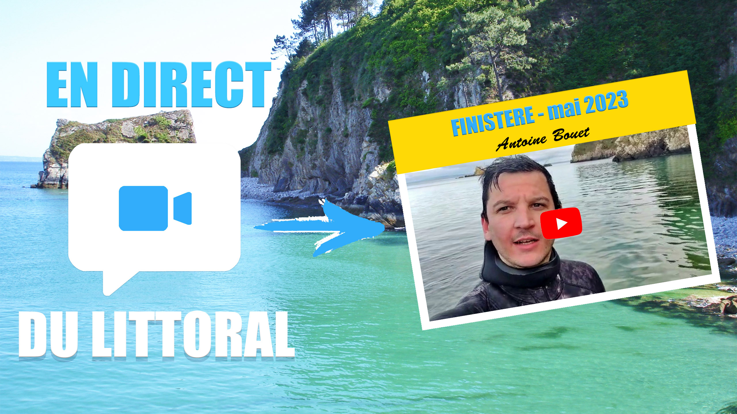 🌞 "En direct du littoral" / Finistère : bulletin vidéo de pêche sous ...