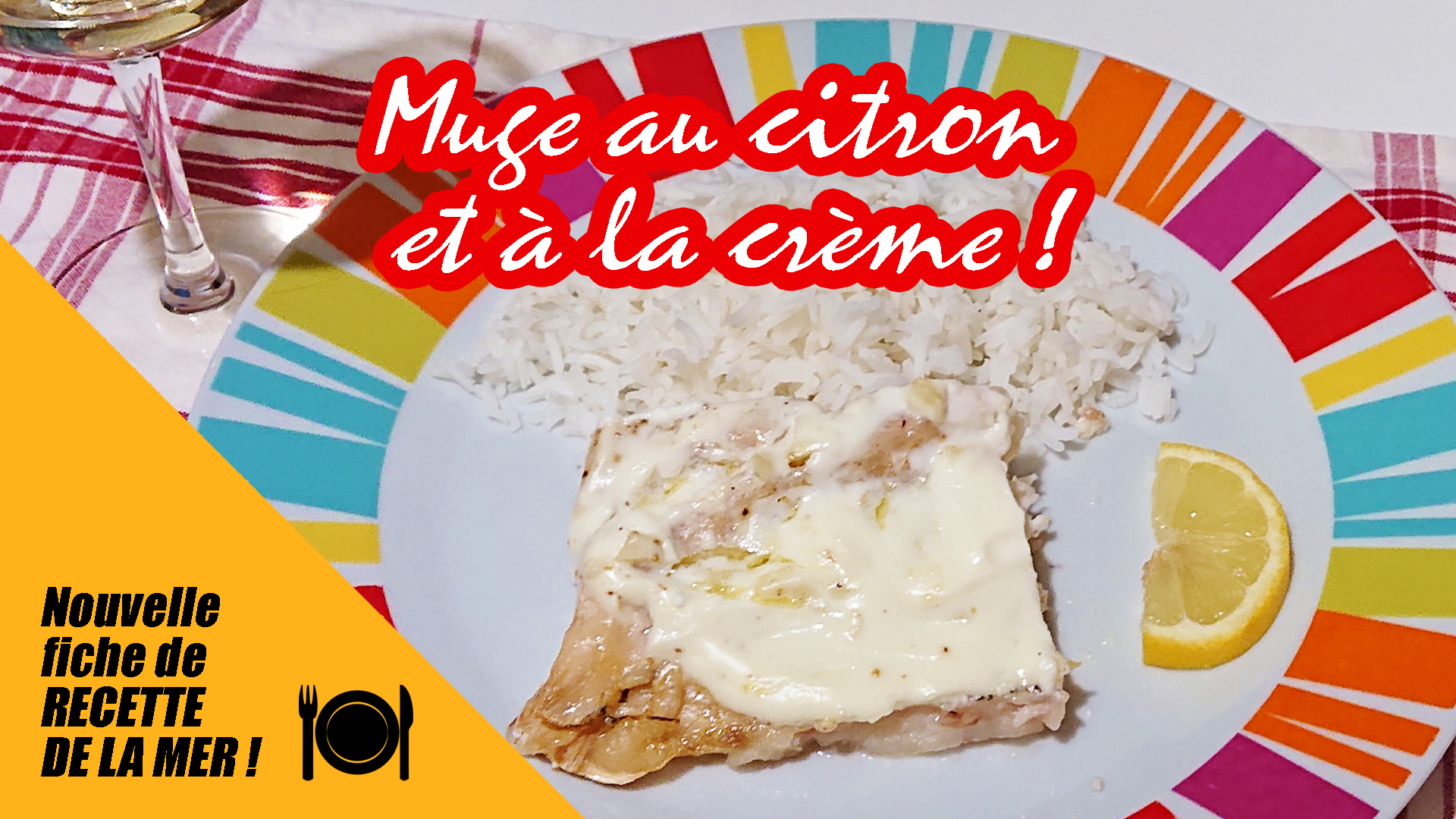 👨‍🍳 NOUVELLE FICHE DE RECETTE DE LA MER / Muge au citron et à la crème ...